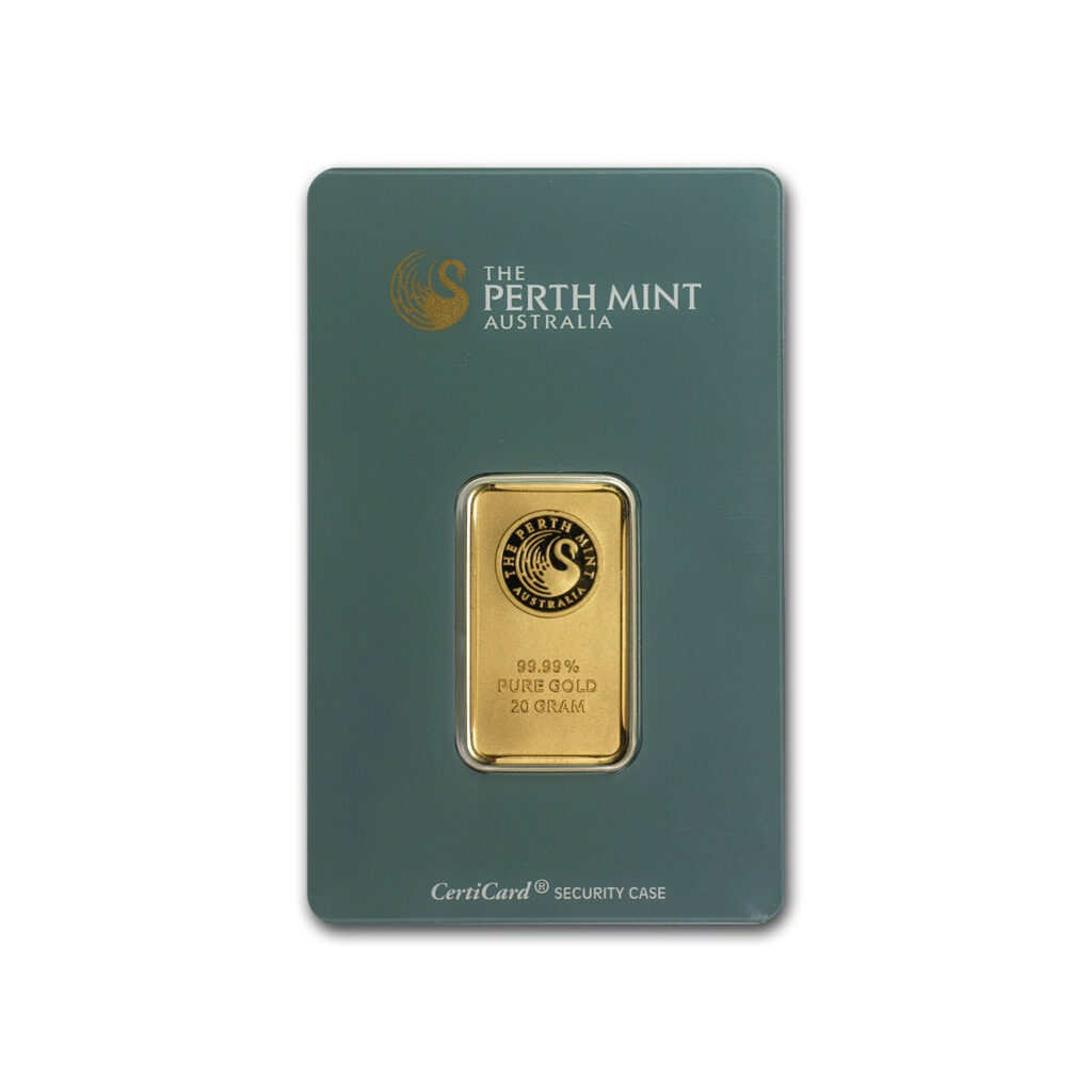 CBMint LLC | 20 Gram Perth Mint Gold Bar - CBMint LLC
